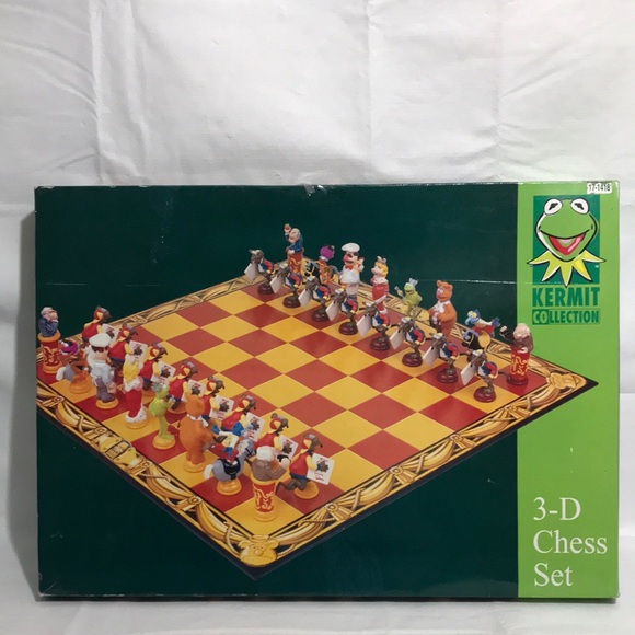 Kermit Collection | Games | Kermit Collection Muppets 3d Chess Set Jim ...